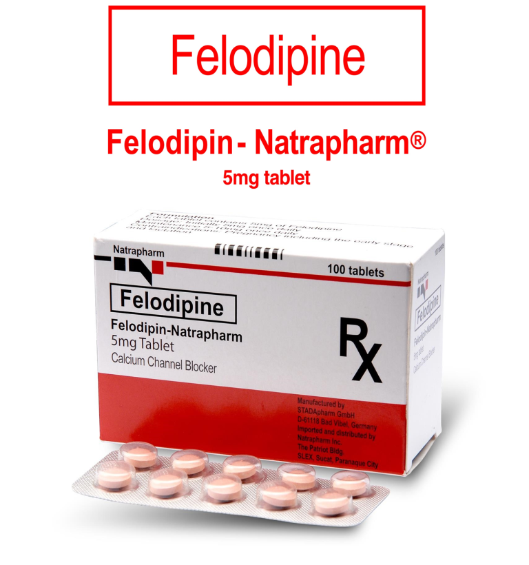 FELODIPIN Felodipine 5mg 100 Tablets – Think Health