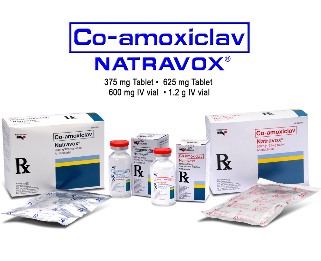 NATRAVOX Co-Amoxiclav 1000mg/200mg Vial – Think Health