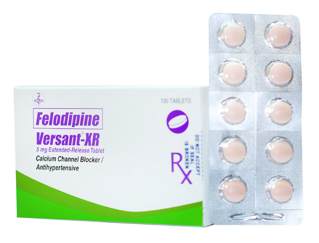 VERSANT-XR Felodipine 5mg 100 Tablets – Think Health